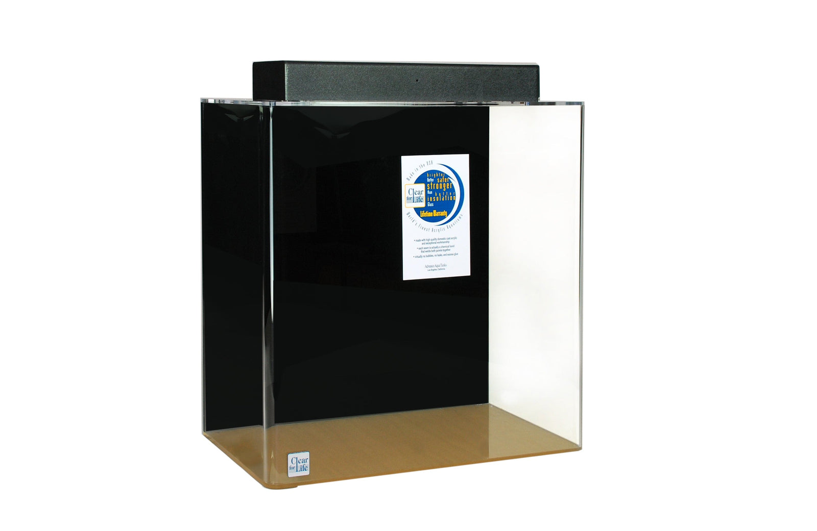 Clear for Life Rectangle 30 Gallon Acrylic Aquarium - Fresh or Saltwat ...