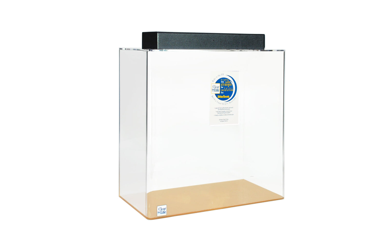 Clear for Life Rectangle 30 Gallon Acrylic Aquarium - Fresh or Saltwat ...